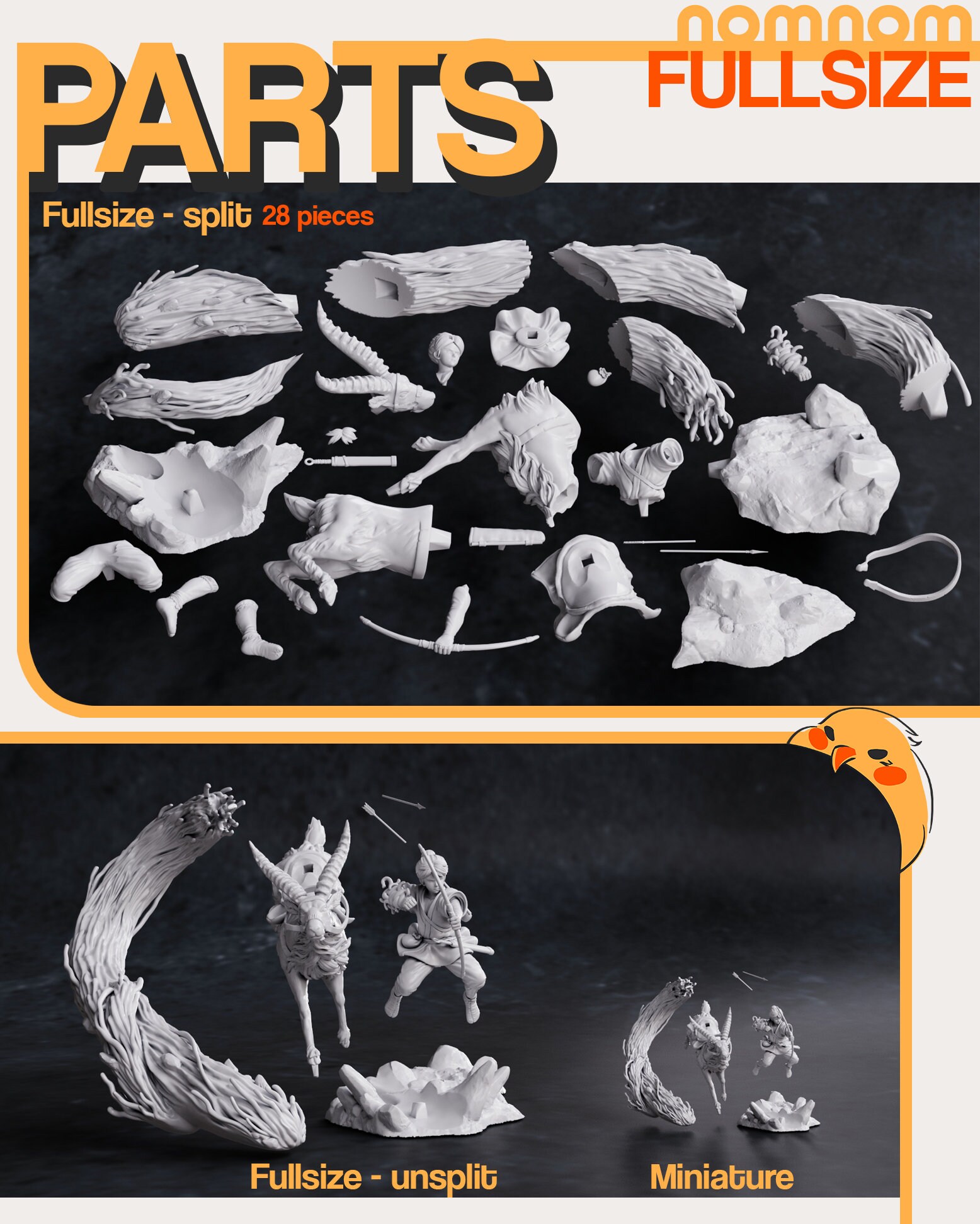 Princess Mononoke Ashitaka - Studio Ghibli Figure - Etsy