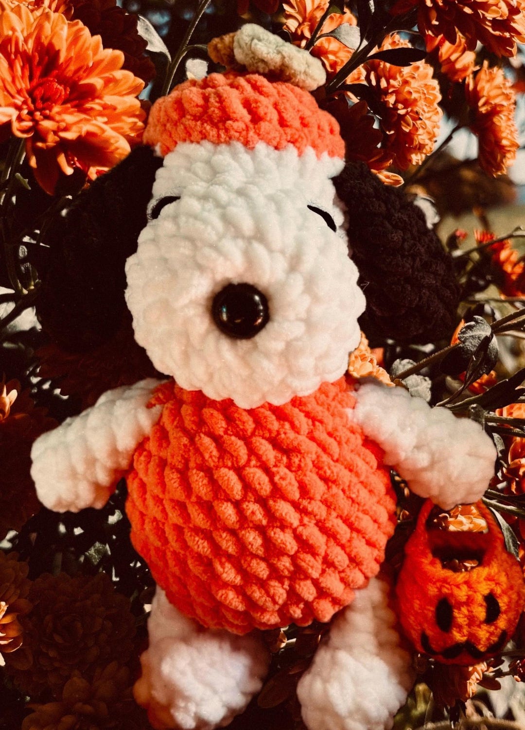 Handmade Christmas Gift Thanksgiving Puppy Autumn Decor Fall Pumpkin ...