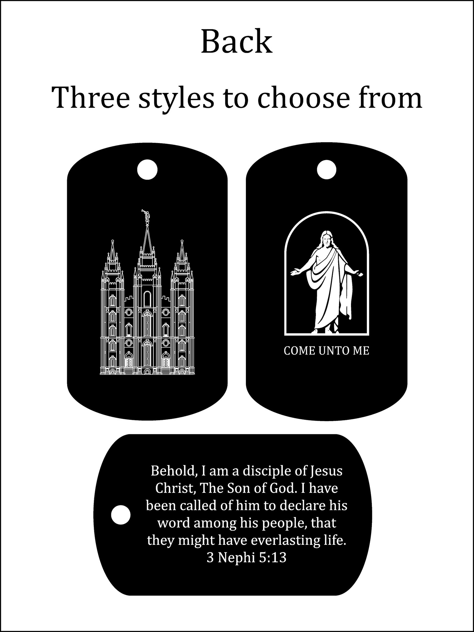 LDS Missionary Dog Tags - Etsy