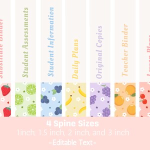 Classroom Binder Covers and Spines, Editable Canva Template, Teacher ...
