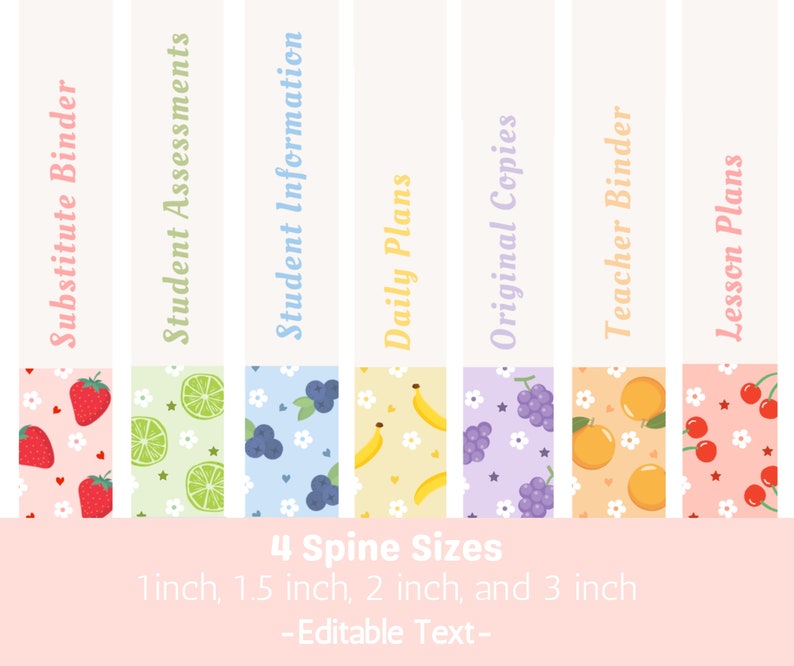Classroom Binder Covers and Spines, Editable Canva Template, Teacher ...