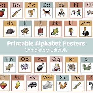 Classroom Alphabet Posters, Fundations Aligned, Classroom Decor ...