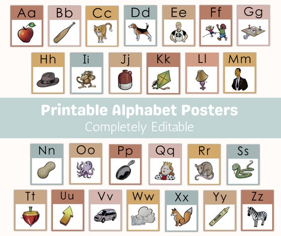 Fundations Alphabet Poster Wilson Fundations Alphabet Etsy