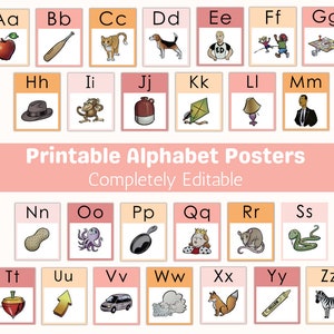 Classroom Alphabet Posters, Fundations Aligned, Classroom Decor ...