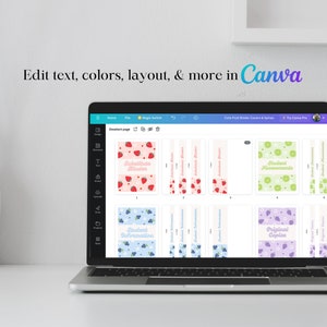 Classroom Binder Covers and Spines, Editable Canva Template, Teacher ...