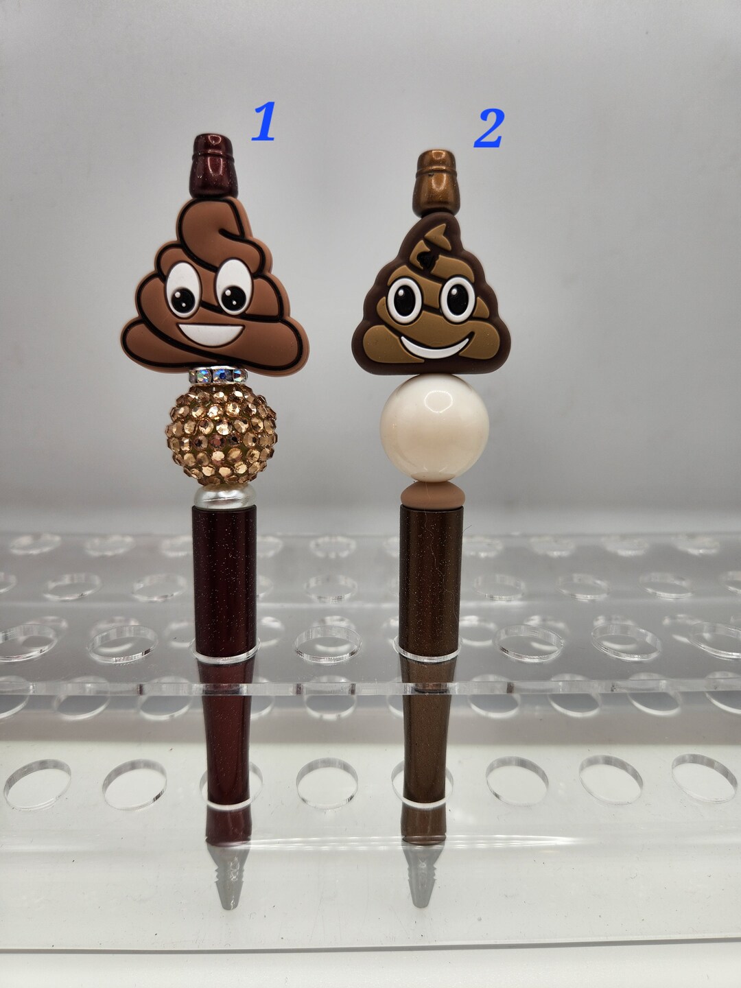 Poop Emoji Beaded Pen, Gifts for Her, Bling Pen, Gift, Funny Pen ...