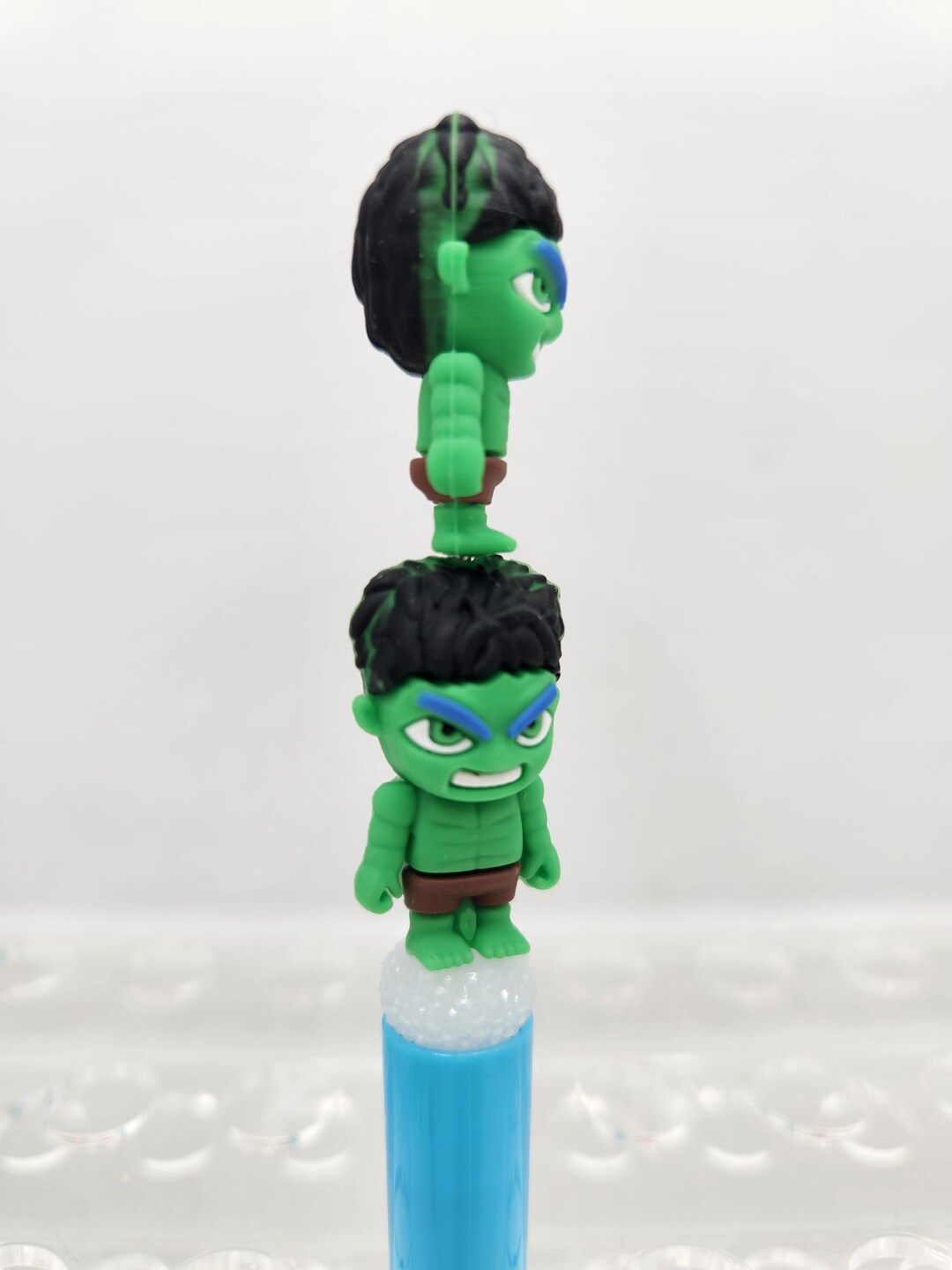 Hulk Superhero 2 Piece Focal Beads for Beadable Pens Bling Gifts - Etsy
