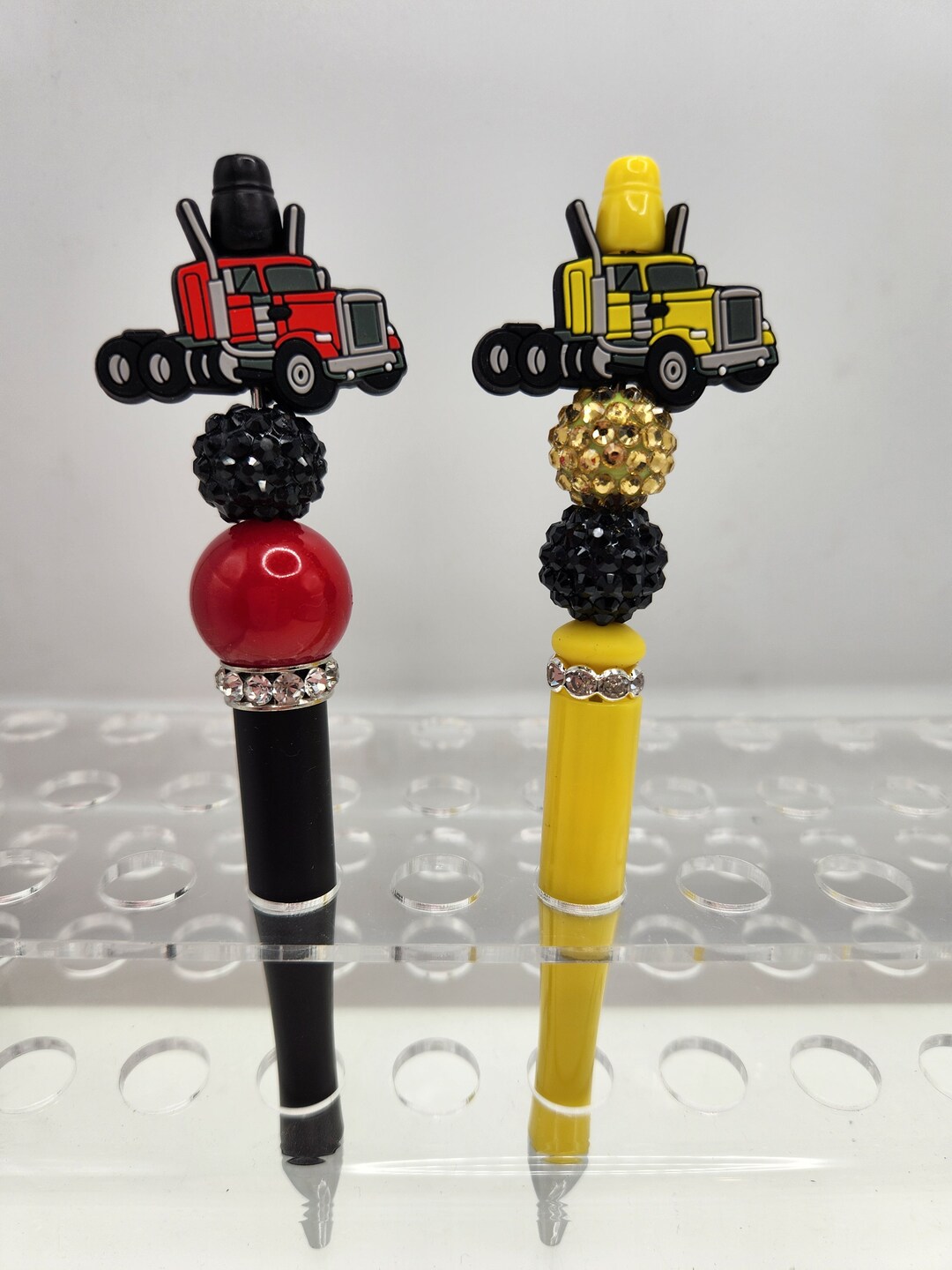 Tractor Trailer 18 Wheeler Semi Truck Beaded Pen, Gifts for Her, Bling ...