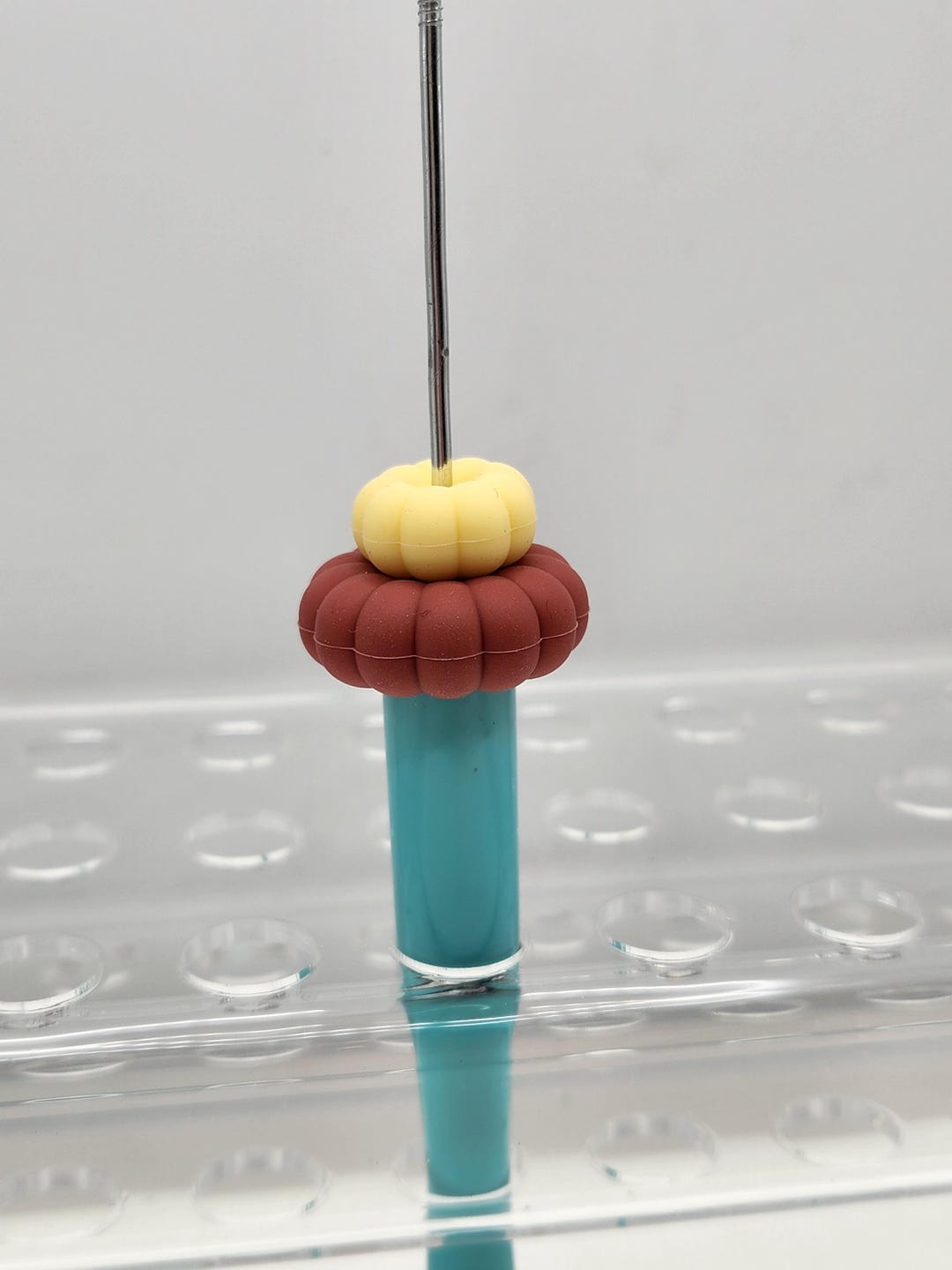 Stacking Pumpkins 3D 2 Piece, 1 of Each Color Focal Beads for Beadable ...