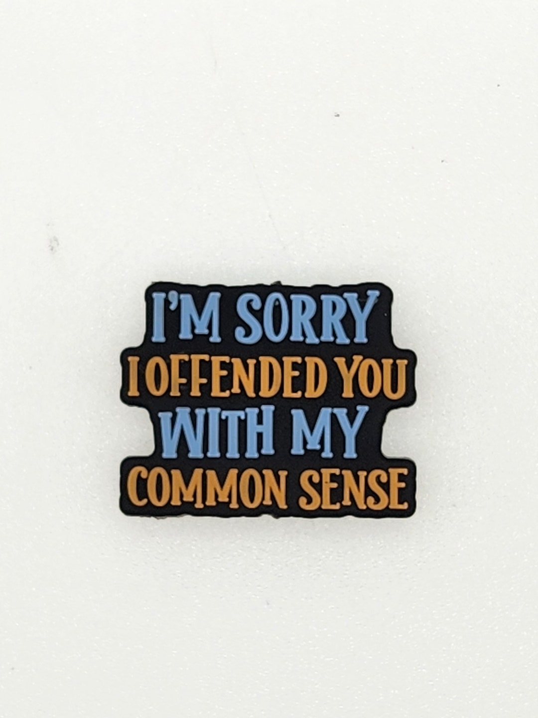 I'm Sorry I Offended You With My Common Sense 2 Piece Focal Beads for ...