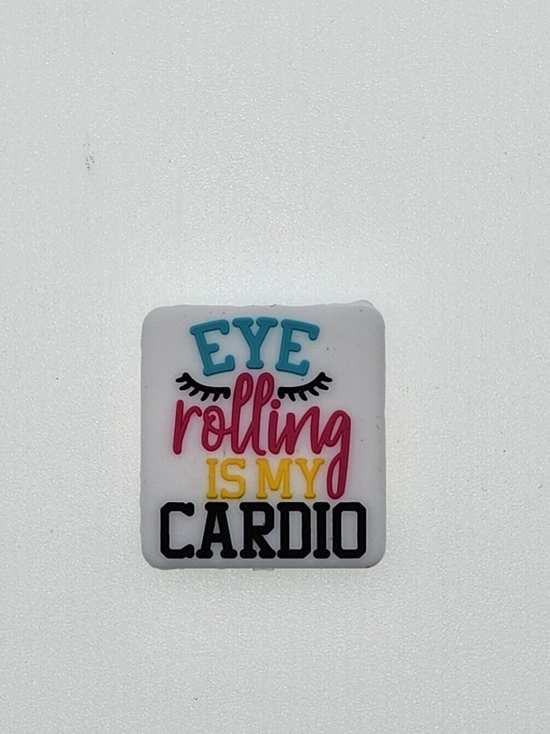 Eye Rolling is My Cardio 2 Piece Focal for Beadable Pens Bling Gifts - Etsy