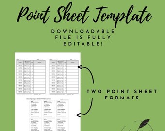 Editable Data Tracking Sheets - Etsy