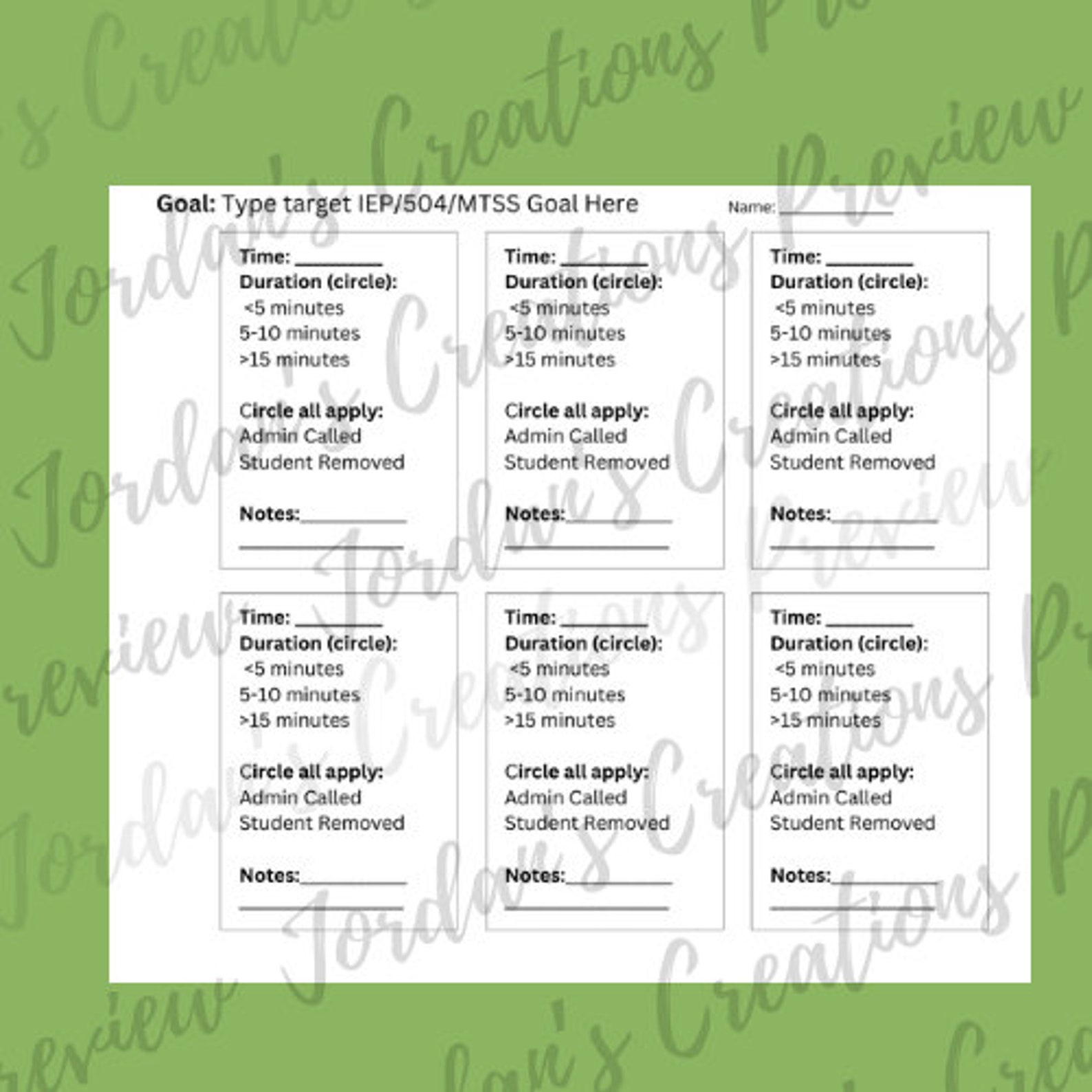 Editable Point Sheets for Data Tracking - Etsy