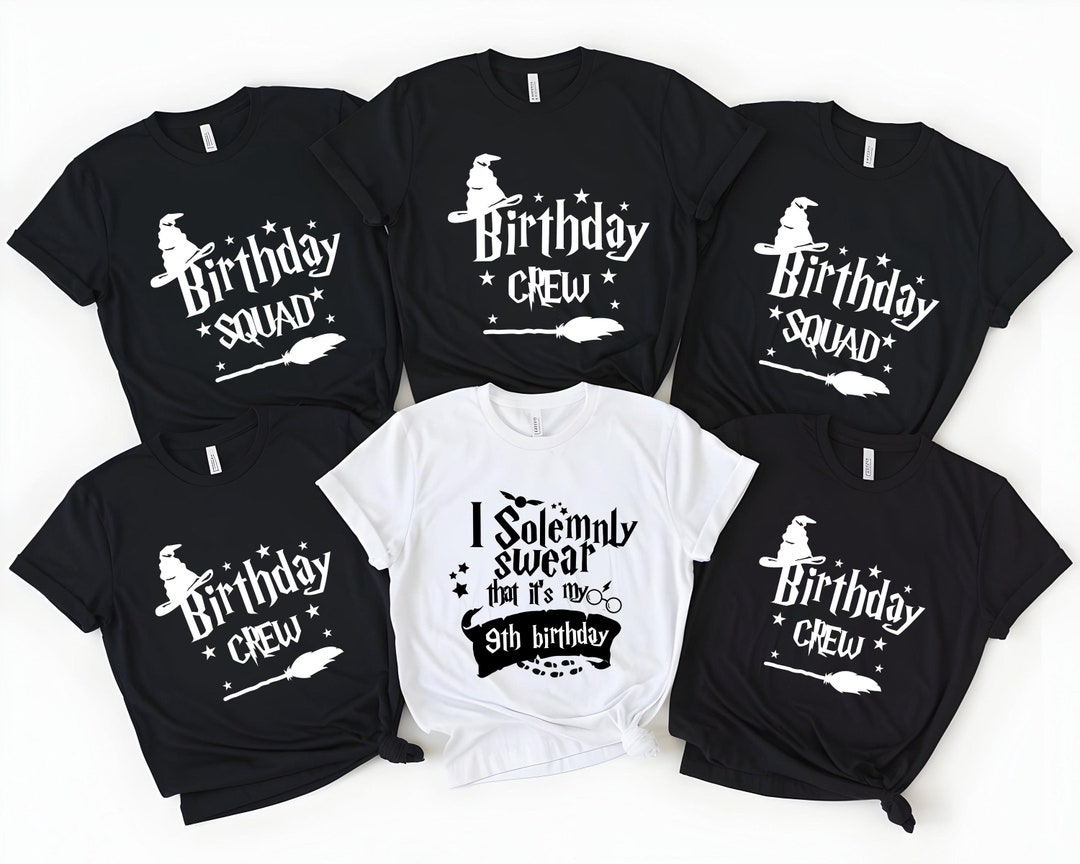Custom Birthday Shirt, Birthday Crew Shirt, Birthday Squad, Family ...