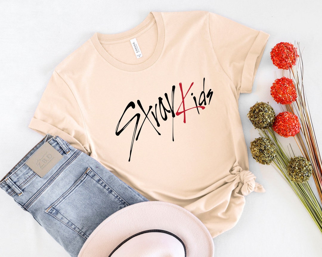 Skz Shirt, Stray Kids Logo Shirt, Stray Kids Kpop Shirt, Stray Kids T ...