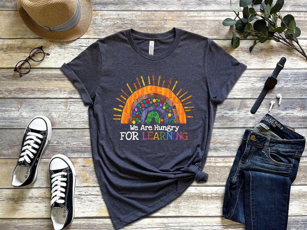 Hungry for Learning Teacher Shirt: Back to School Gift - Etsy