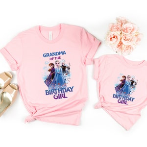 Personalized Frozen Birthday Shirt: Elsa Family Matching Tees - Etsy