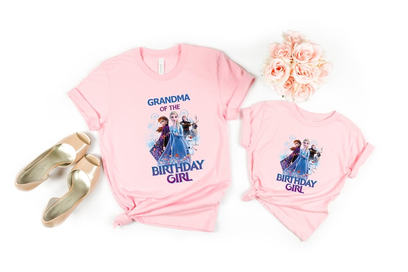 Personalized Frozen Birthday Shirt: Elsa Family Matching Tees - Etsy
