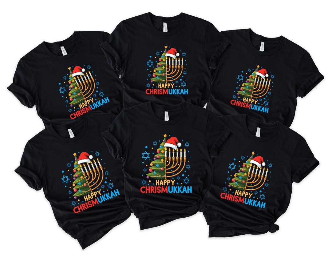 Happy Chrishmukkah Shirt, Unique Chrismukkah Shirt, Funny Hanukkah ...