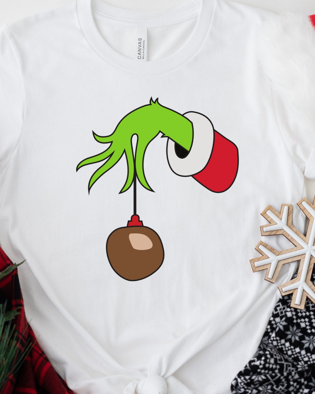 Ohio State University Inspired Buckeye Grinch Hand T-shirt - Etsy
