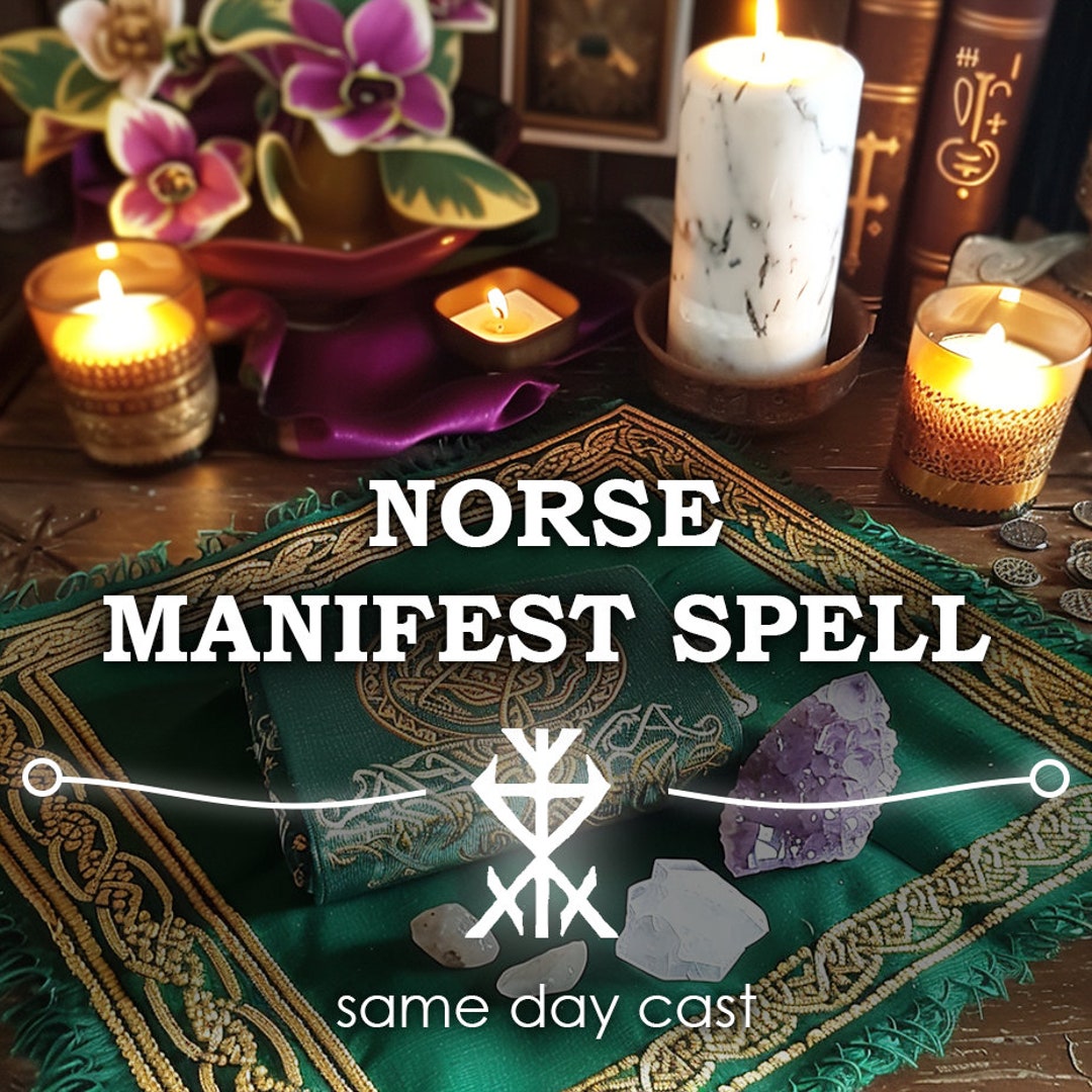 Same Day Norse Manifest Spell: Witch Manifest Anything Ritual Fast ...