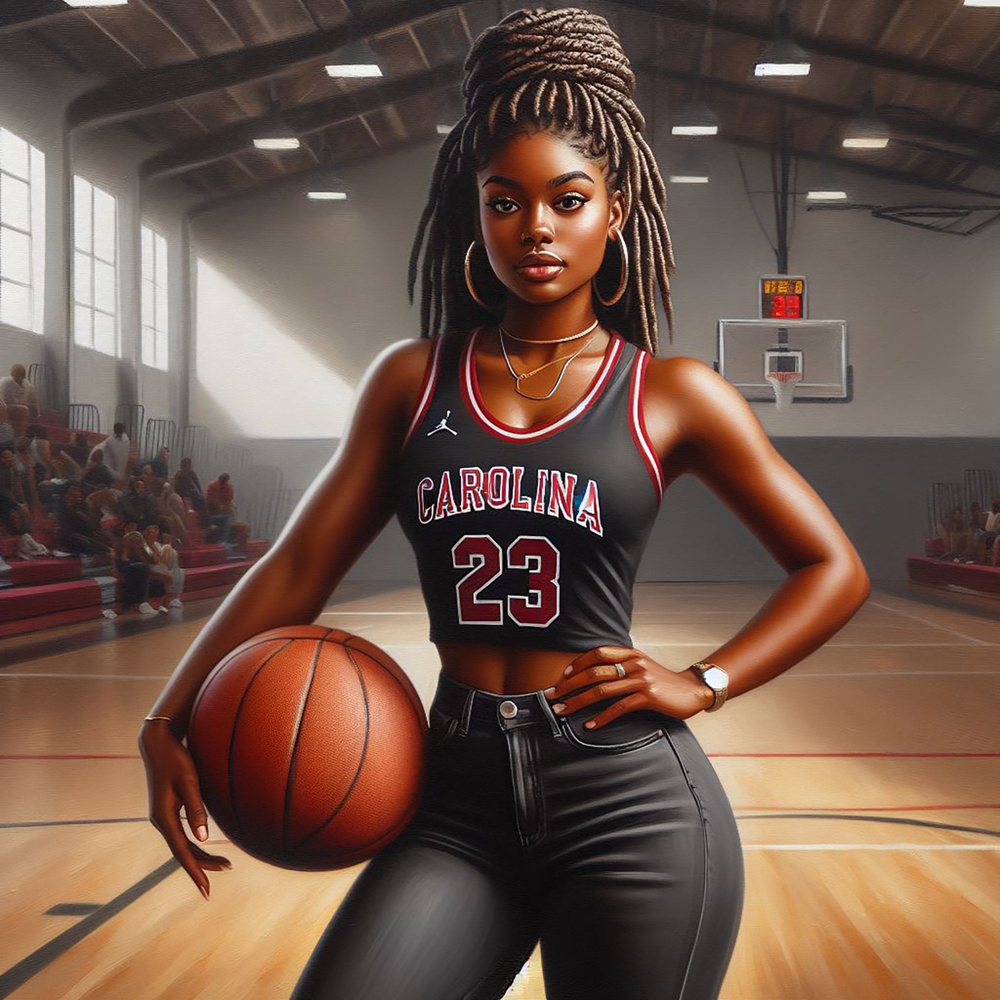 South Carolina Gamecocks Female Player 23 PNG SVG JPG - Etsy