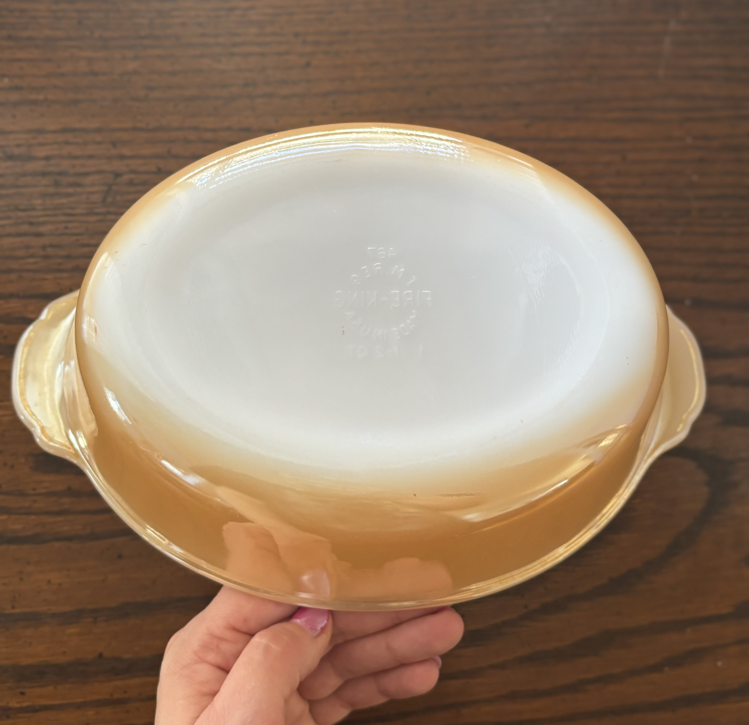 Vintage, Fire King, Peach Luster, Lusterware, Oval, Baking Casserole Dish, 1 1/2 Qt Size - Etsy