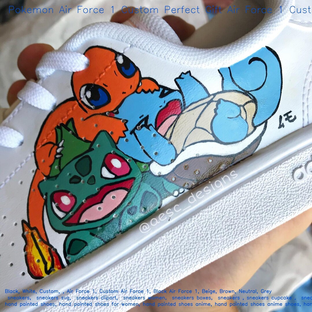 Pokemon Air Force 1 Custom Perfect Gift Air Force 1 - Etsy