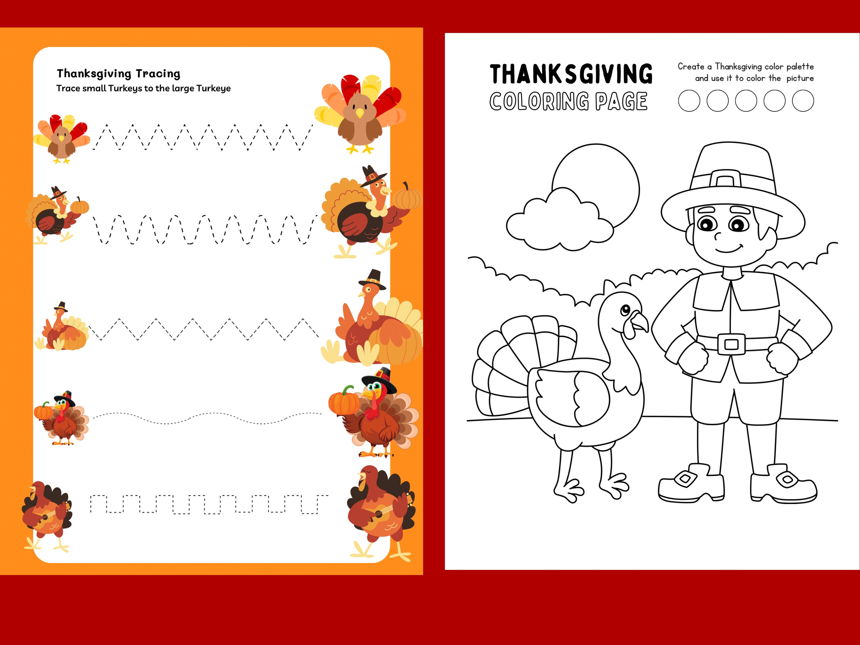 Thanksgiving Coloring Pages and Activity Printables for Kids and All ...