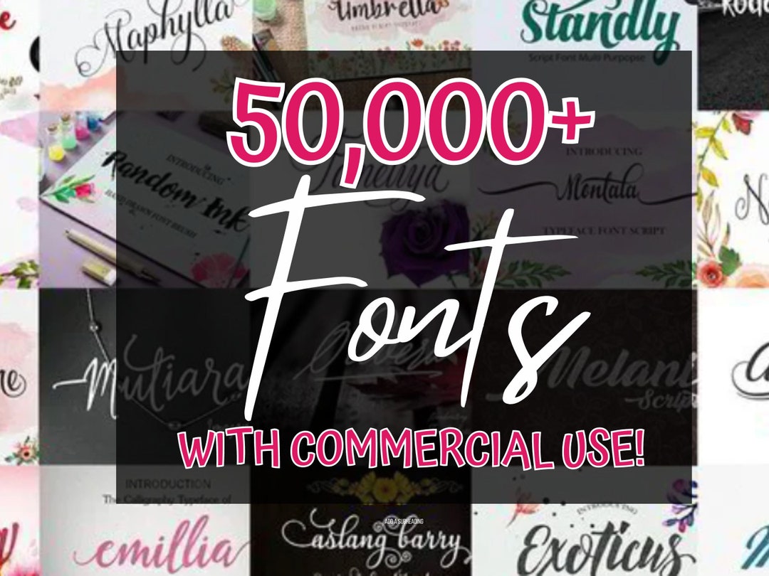 50,000+ PLR Fonts | Master Resell Rights | Private Label Rights ...