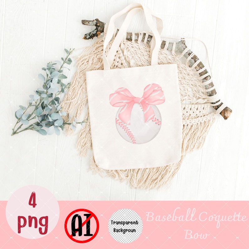 Baseball Coquette Bows Png, Pink Bow Png, Baseball Clipart, Coquette ...