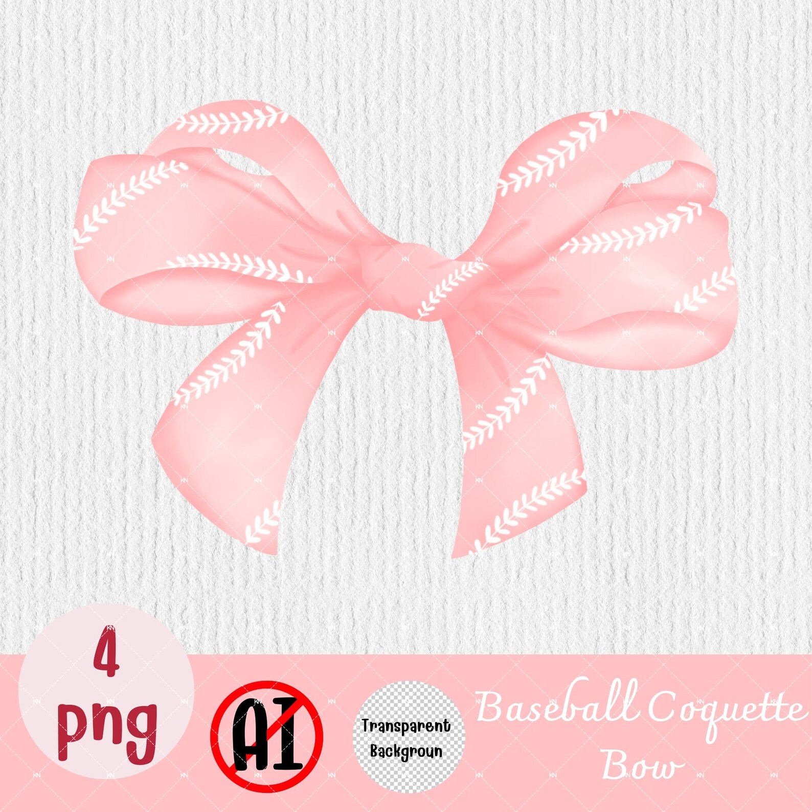 Baseball Coquette Bows Png, Pink Bow Png, Baseball Clipart, Coquette ...