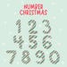 Christmas Number Clipart, Christmas Number With Red Santa Hat Clipart ...