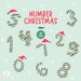 Christmas Number Clipart, Christmas Number With Red Santa Hat Clipart ...