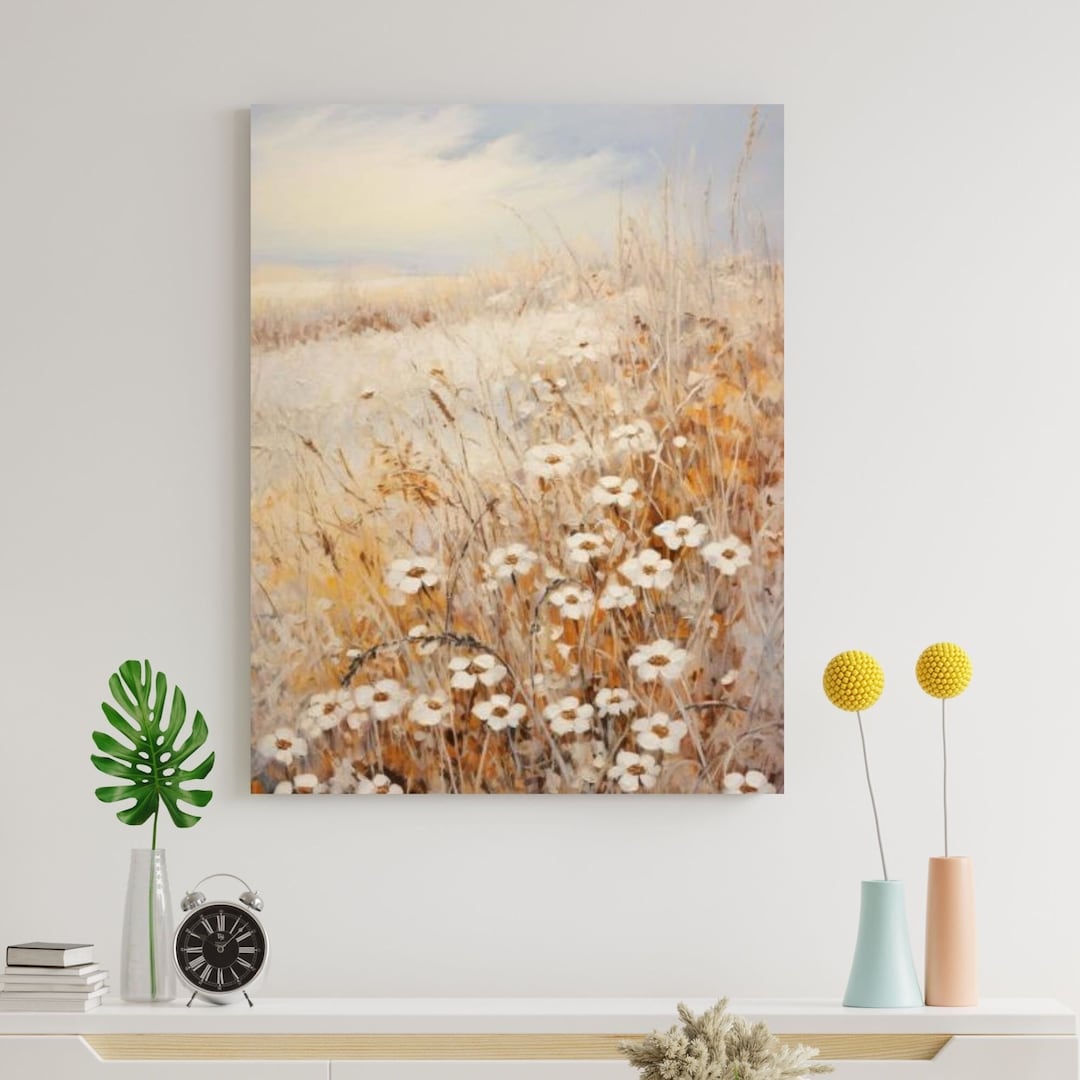 Spring Wildflowers Oil Painting Digital Download, Wildflowers Print ...