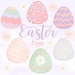 Easter Egg Clipart, Cute Watercolor Colorful Easter Egg, Springtime ...
