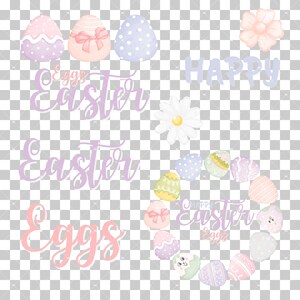 Easter Egg Clipart, Cute Watercolor Colorful Easter Egg, Springtime ...