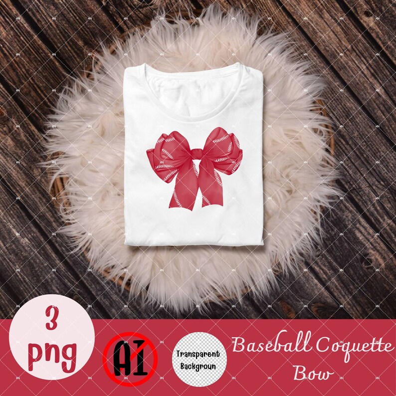 Baseball Coquette Bows Png, Red Bow Png, Baseball Clipart, Coquette Bow ...