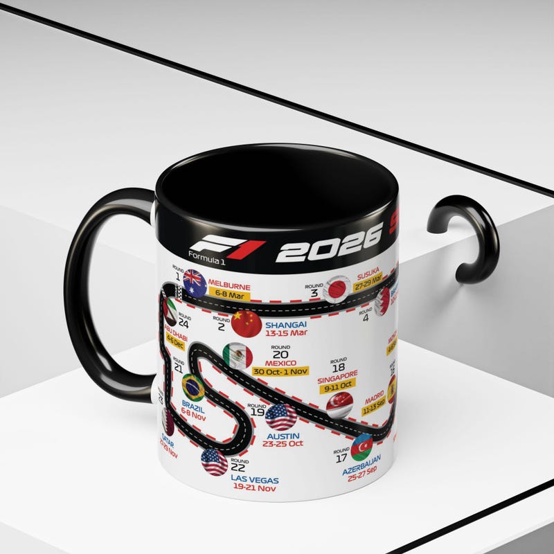 2026 F1 Coffee Mug - Etsy