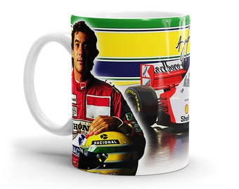 Ayrton Senna F1 Legend Mug Design Dijital Edition 11 Oz Mug Cricut ...