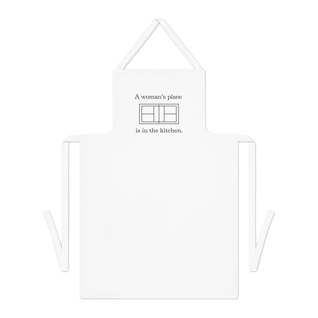 A Woman's Place is in the Kitchen, Pickleball Apron, Gifts for Her ...