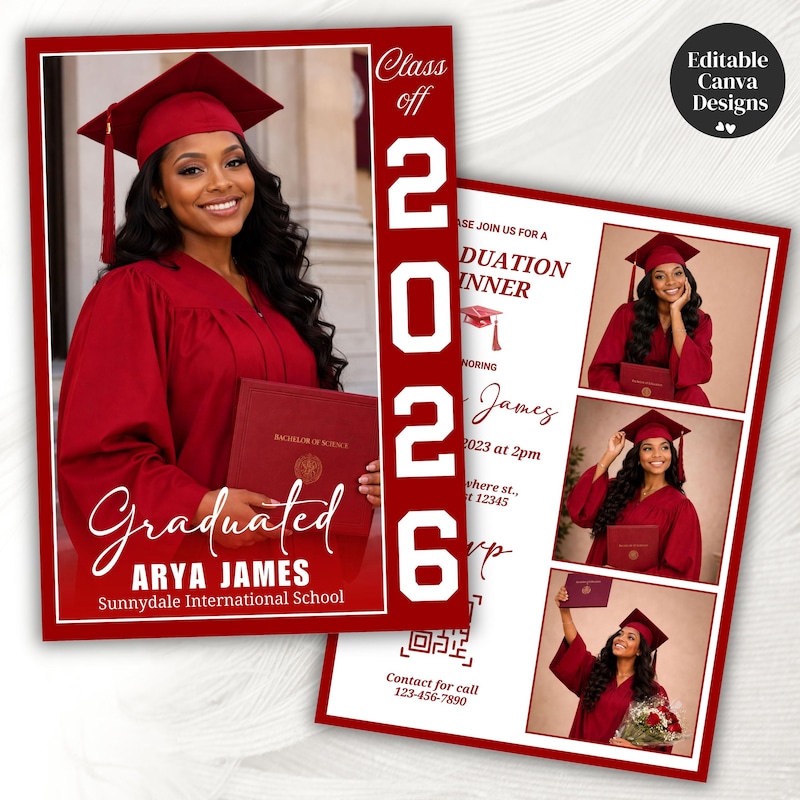 Senior Graduation Invitations - Etsy