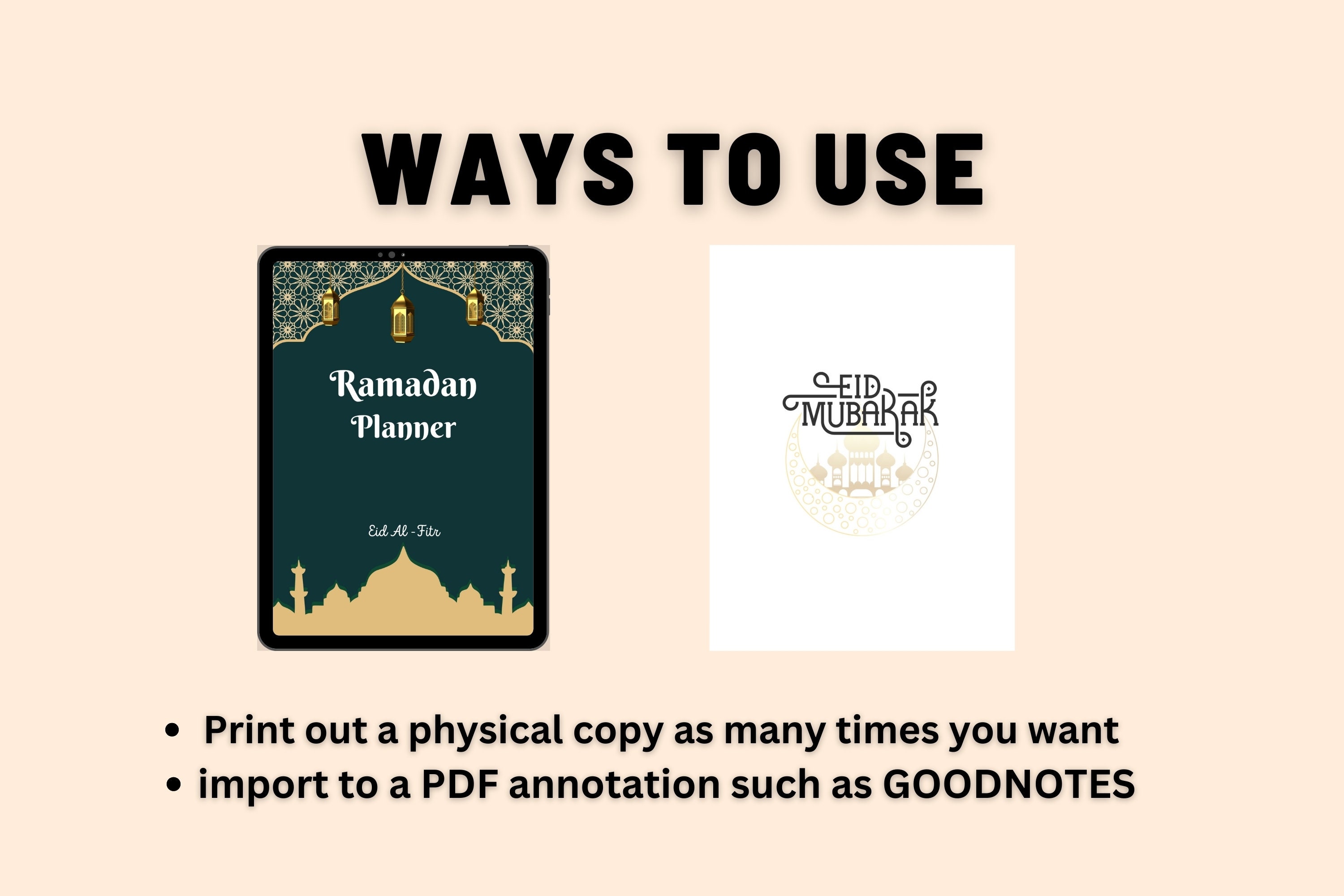 Ramadan Printable Planner Ramadan Planner 2024 Ramadan Planner PDF ...