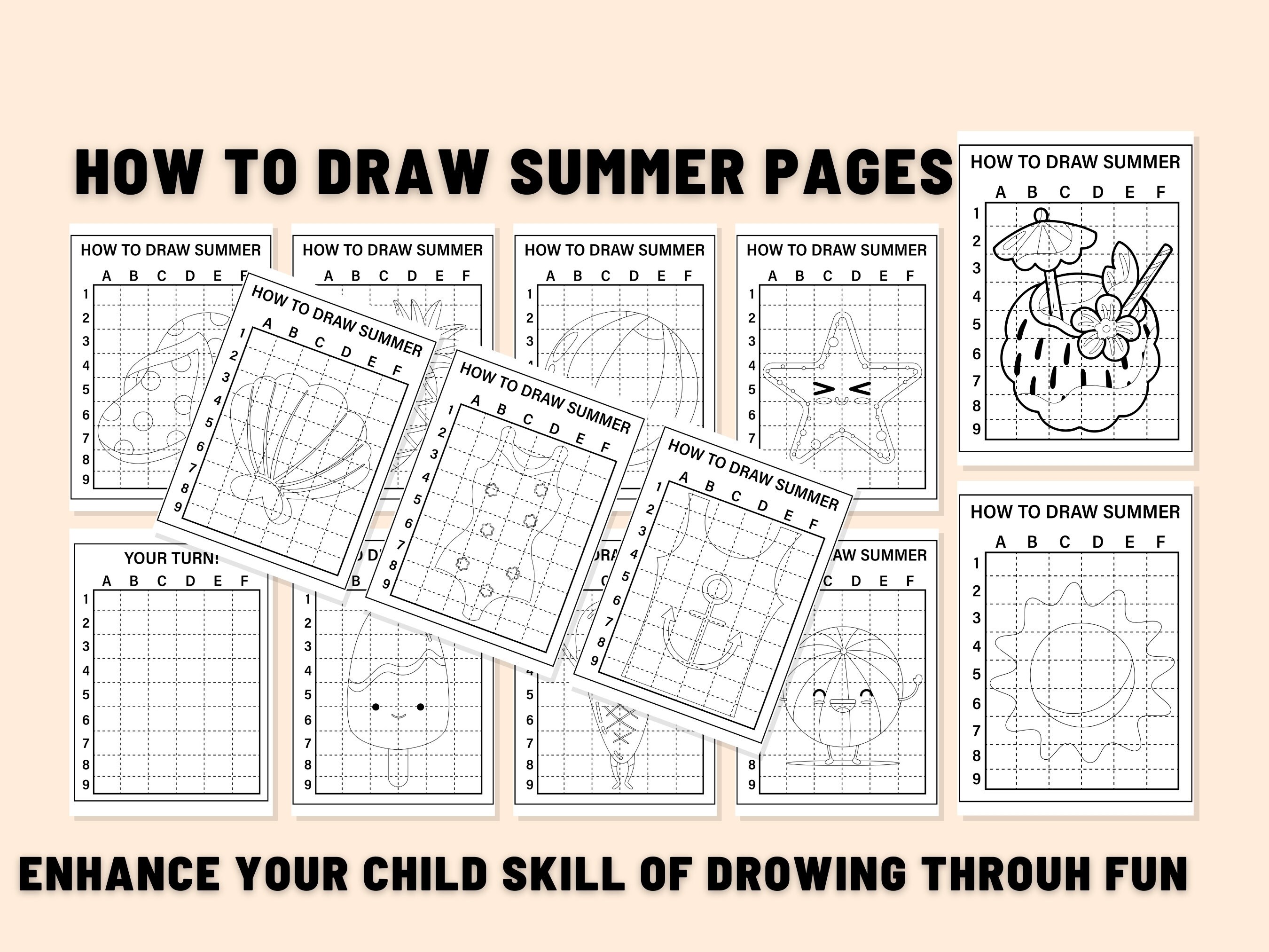 150 Summer Kids Activities, Summer Camp Activity, Printable Activity ...