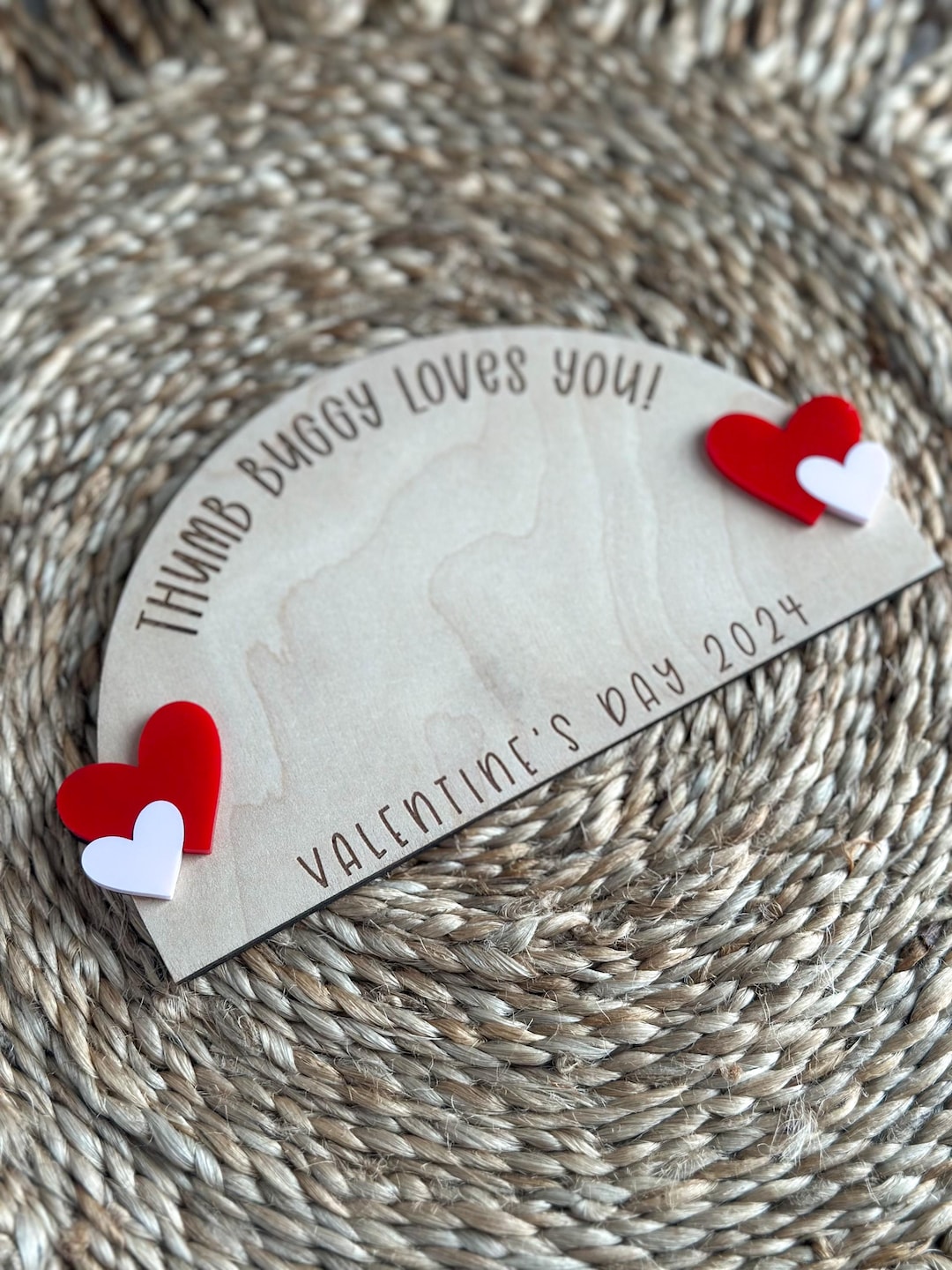 DIY Thumb Buggy Sign | Valentines Day Gifts | Valentine Gift From Kids ...