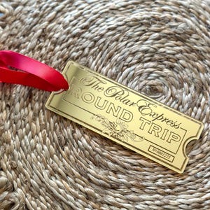 Polar Express Ornament | Christmas Ornament | Personalized Ornament ...
