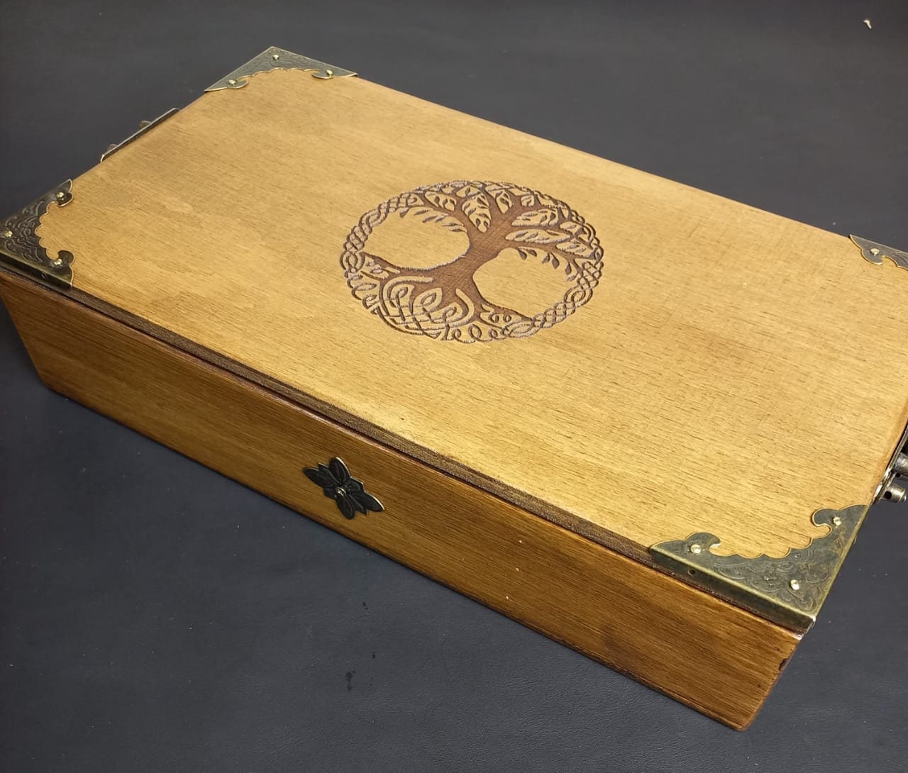 Dnd Vault for Dice in Burn Old Wood Style, Personalized Dice Box ...