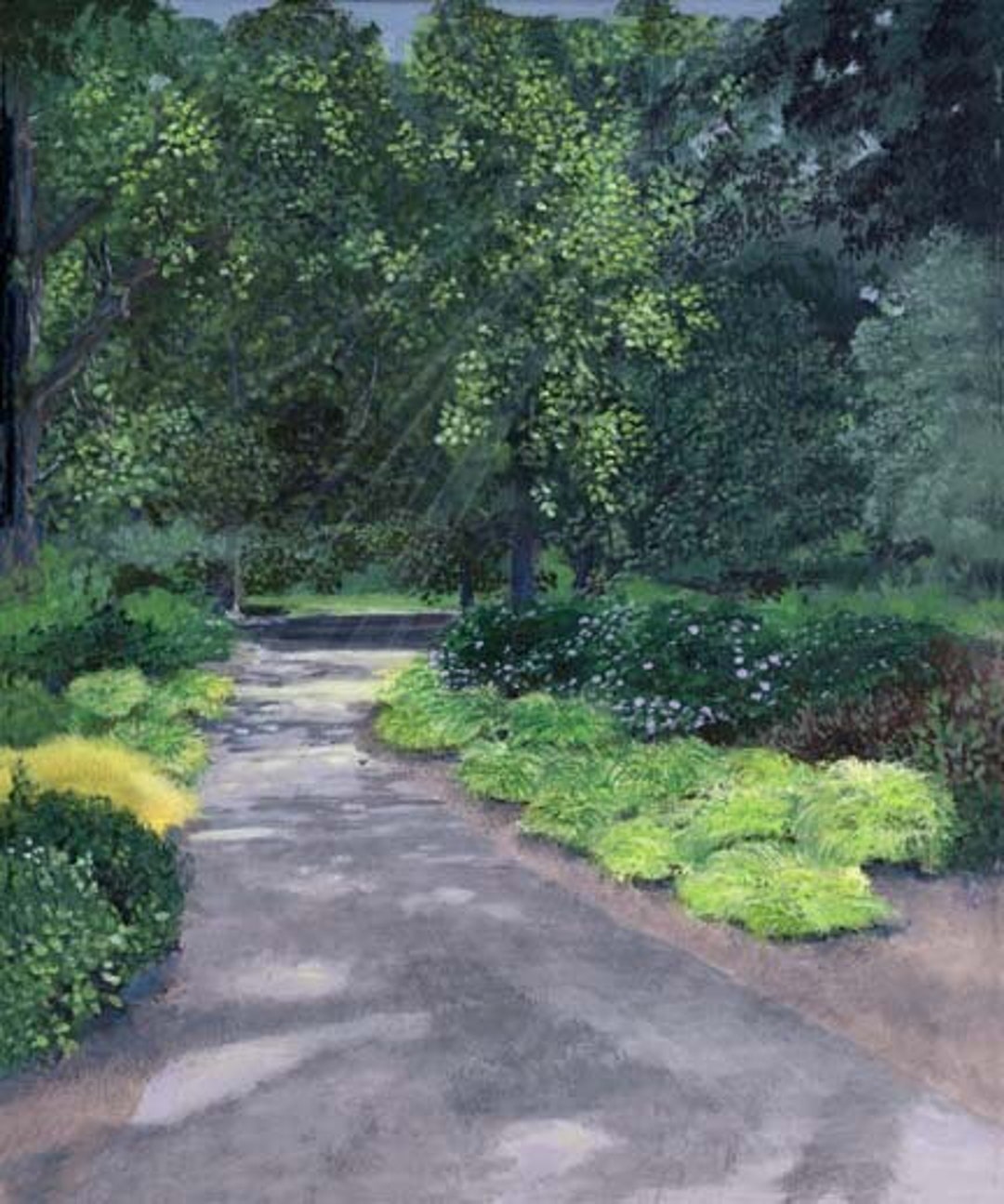 The Aboretum Original Acrylic Landscape Print - Etsy