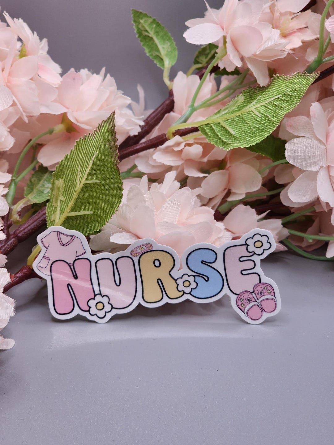 Nurse Sticker - Cute Nurse Sticker - Kawaii Nurse Sticker - Nursing - Etsy