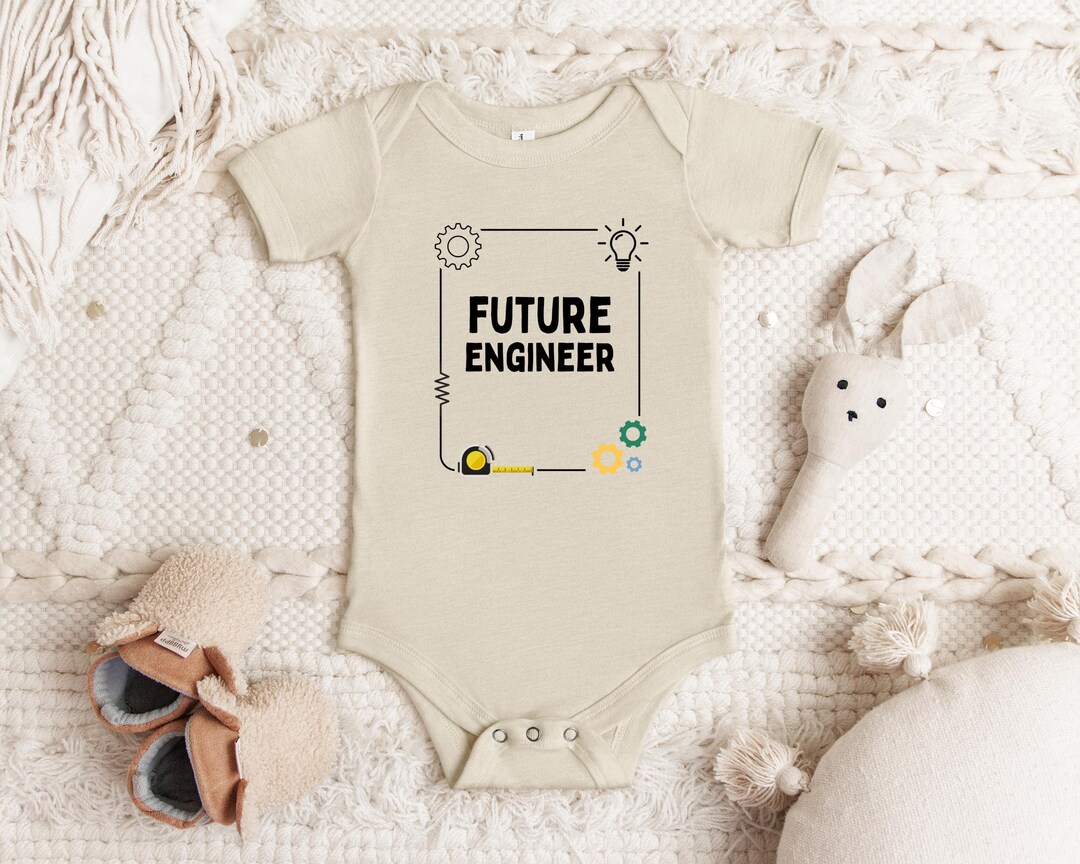 STEM Baby Onesie: Future Engineer Bodysuit - Nerdy Infant Gift for ...